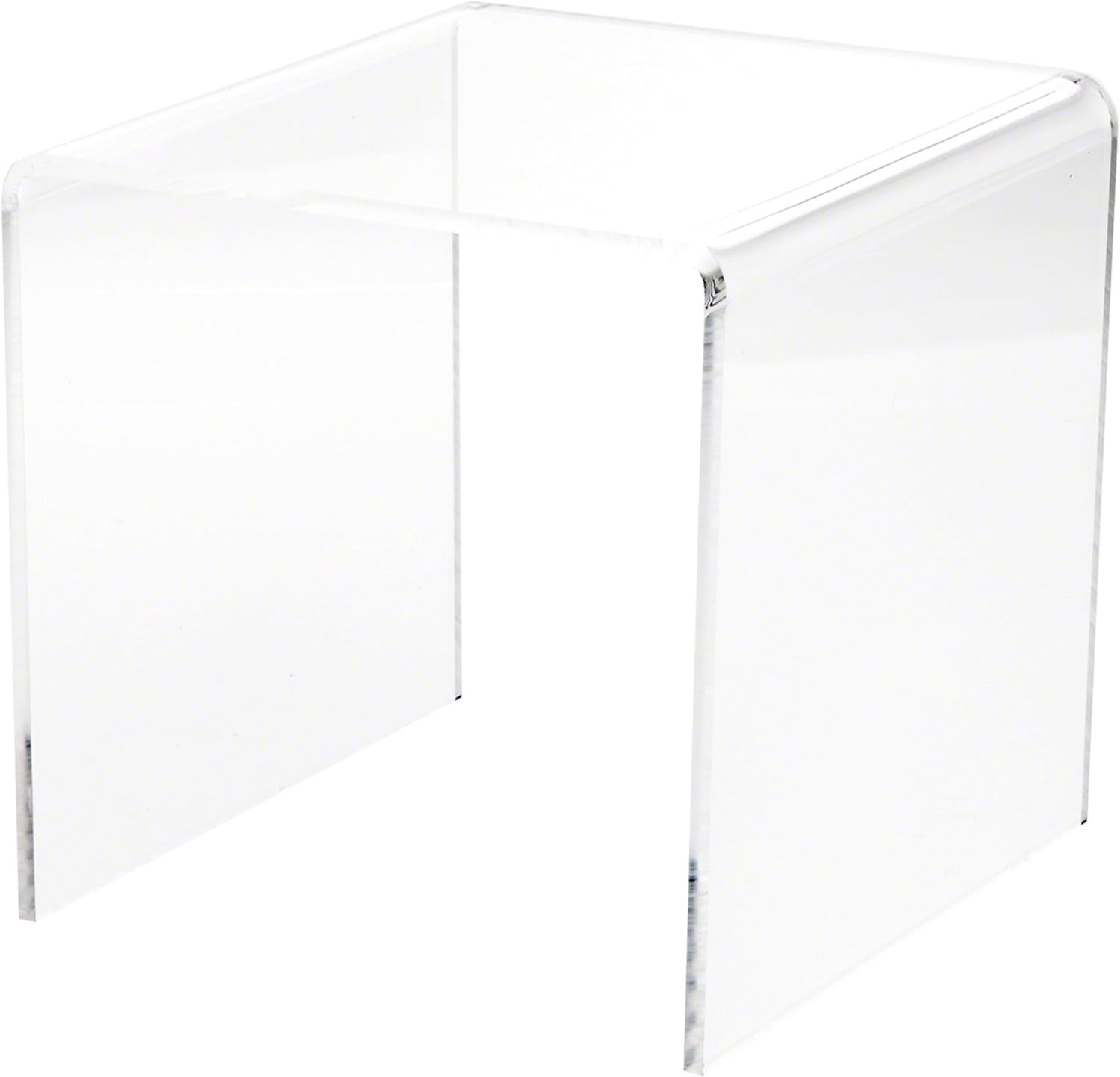 Clear Square Display Riser, 8" H x 8" W x 8" D (1/4" Thick) (2 Pack ...