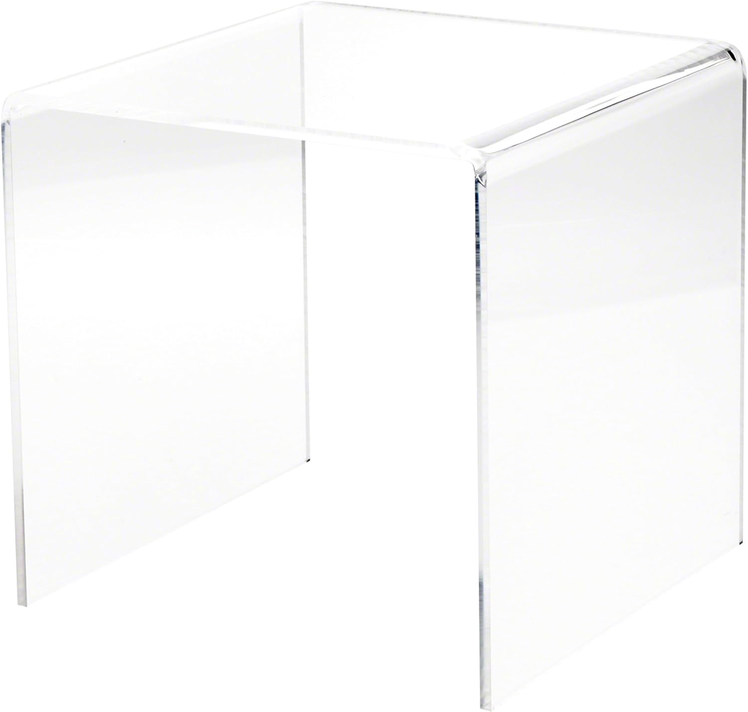Clear Square Display Riser, 9" H x 9" W x 9" D (1/4" Thick) (2 Pack ...