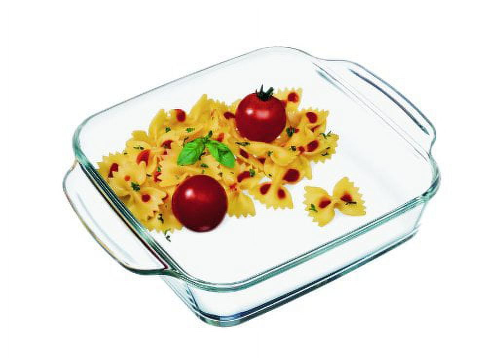 Clear Square Glass Roaster by Simax | Heat, Cold and Shock Proof, Made ...