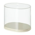 Clear Stackable Display Case, Transparent Display Box with Stand ...