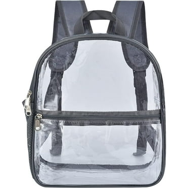 Clear Backpack for Stadium Events 12x6x12 Mini Small Clear Bag Stadium ...