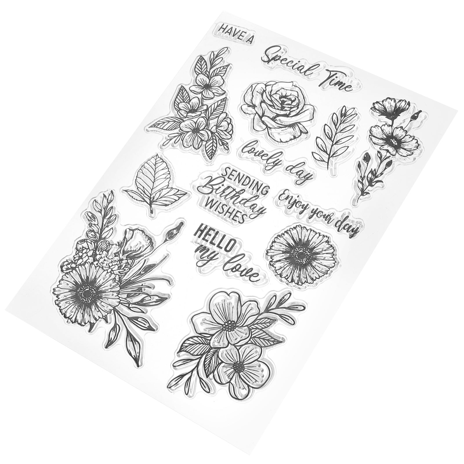 Clear Stamp Transparent Seal Stamps for DIY Scrapbooking Craft Photo ...