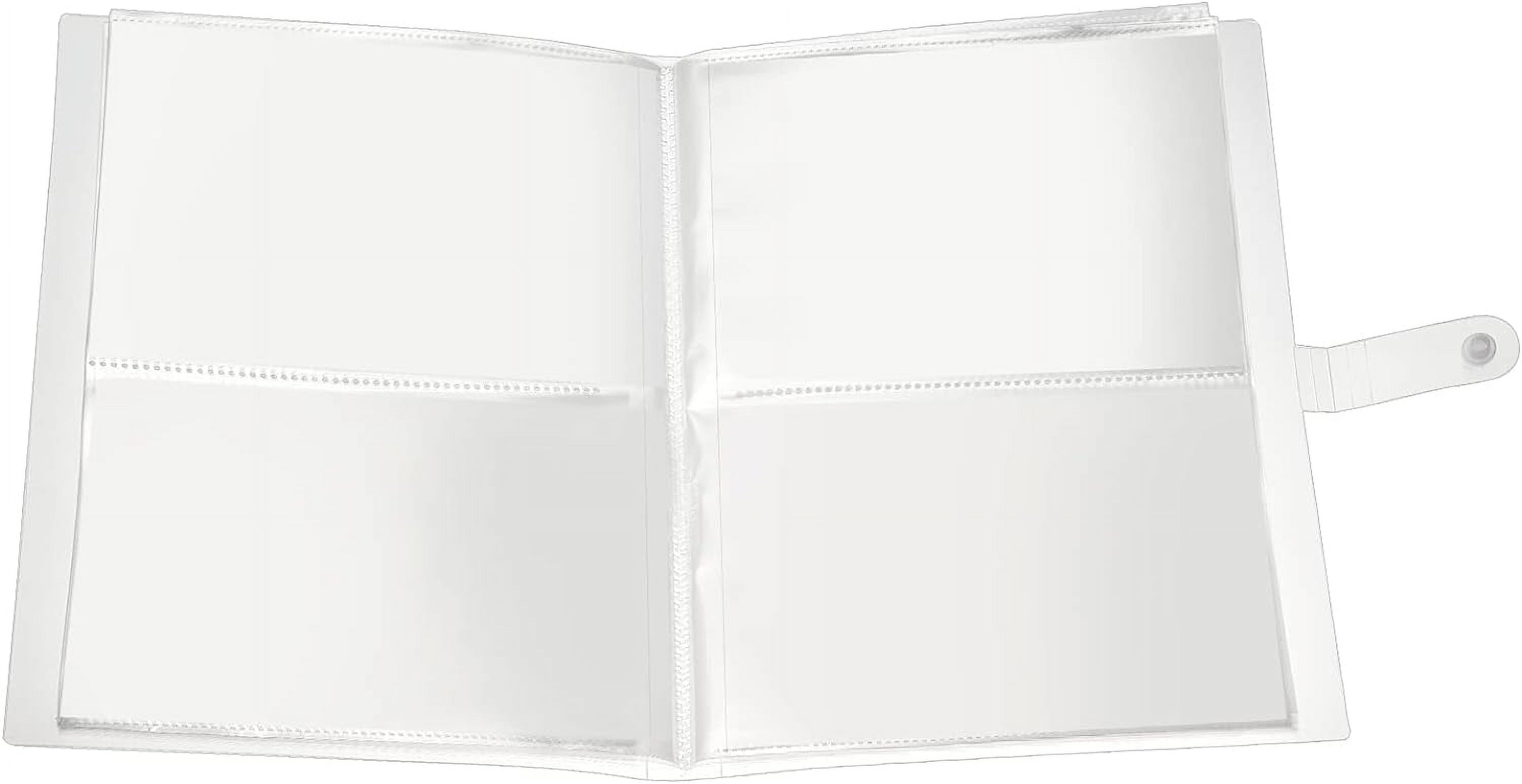 Clear Stamps Storage Book Transparent Foldable Photo Album Scrapbooking ...