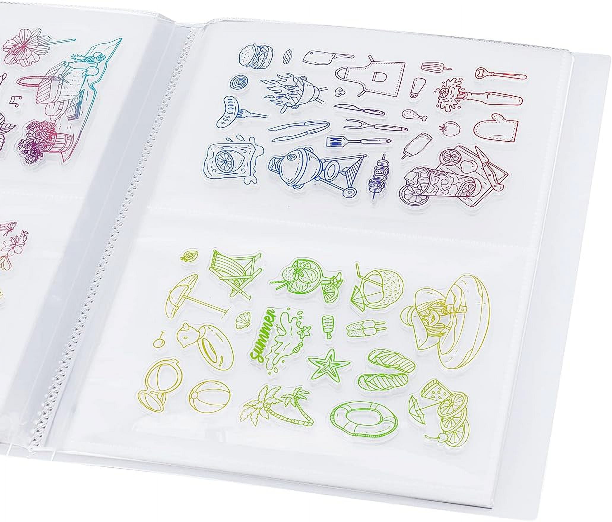 Clear Stamps Storage Embossing Folder Storage Photo Storage Album Seal ...