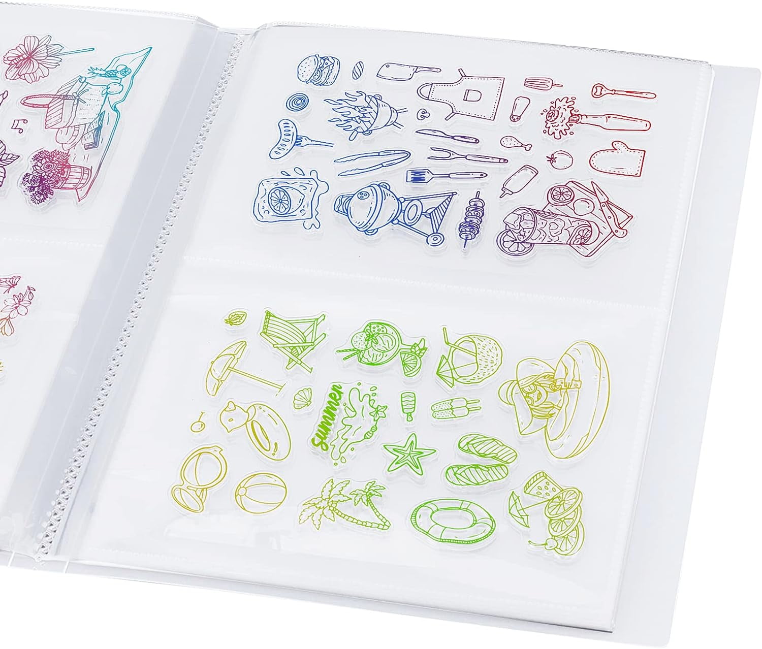 Clear Stamps Storage Embossing Folder Storage Photo Storage Album Seal ...