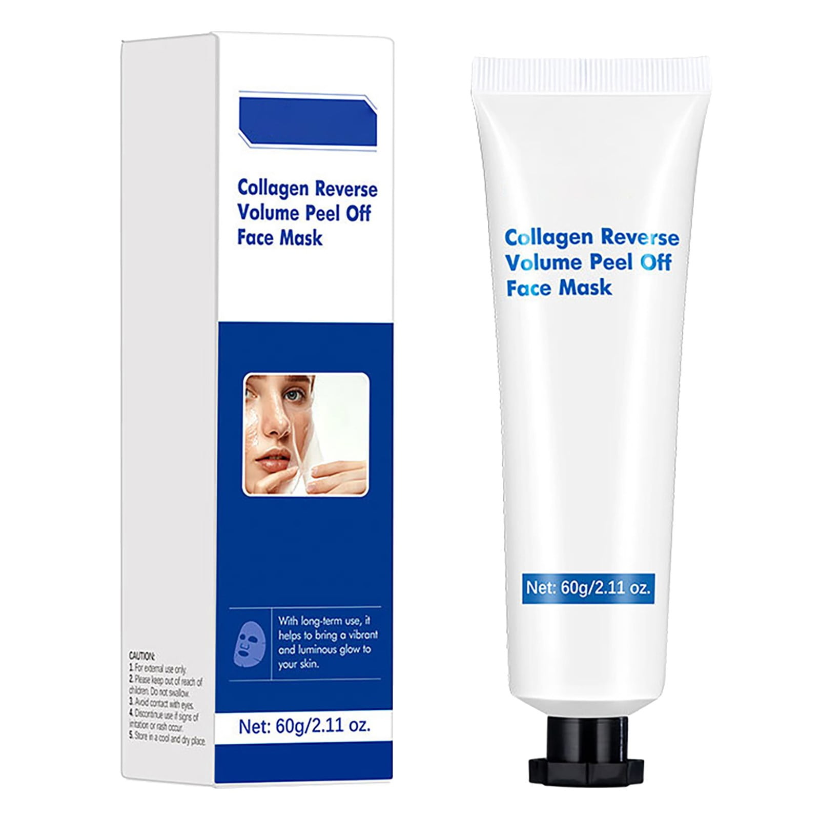 Clear Out Stock! Awwp White Mask*1 Collagen Peel Off Collagen Face Face ...