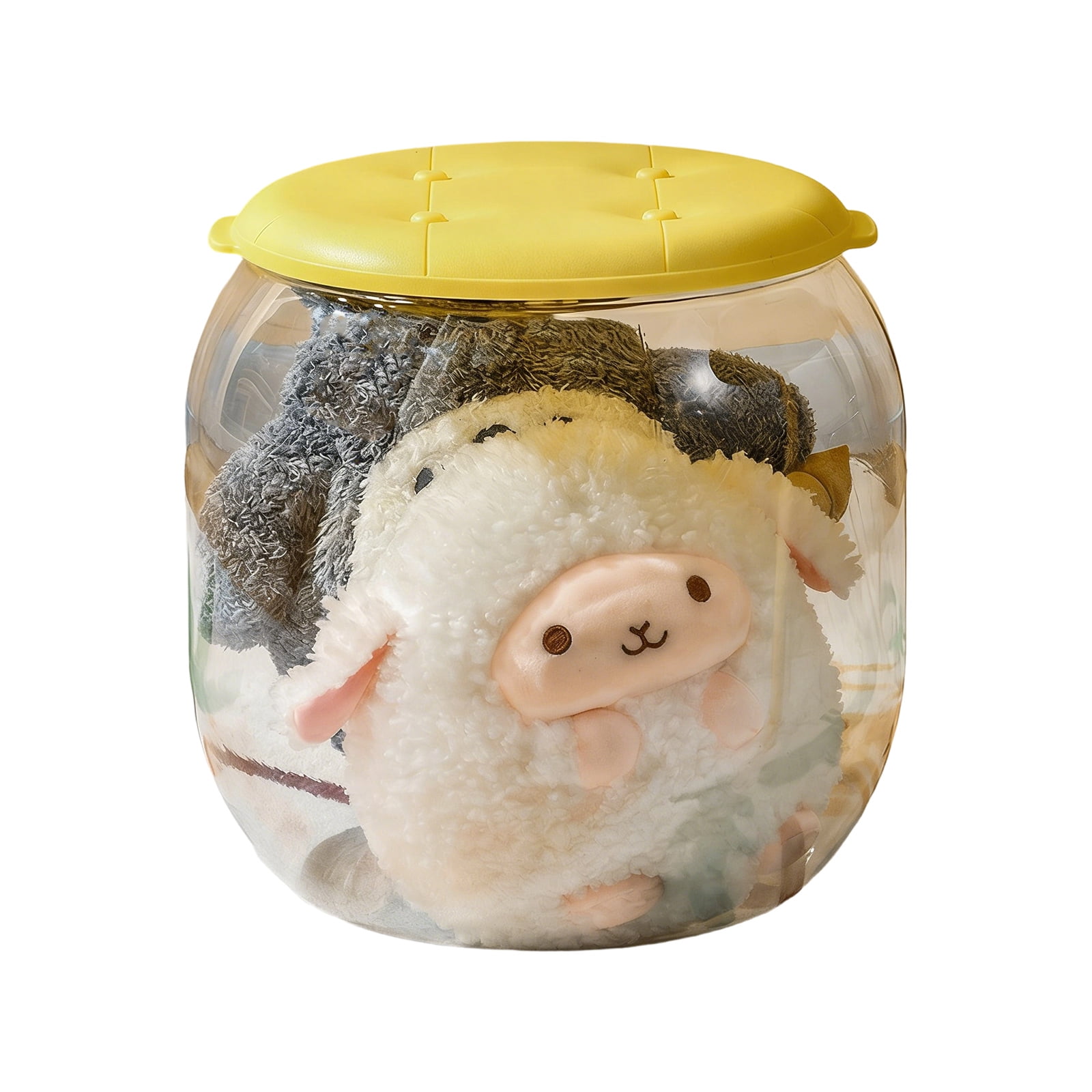 Clear Storage Bin And Stool Safe For Kids Made From PP PET Materials ...