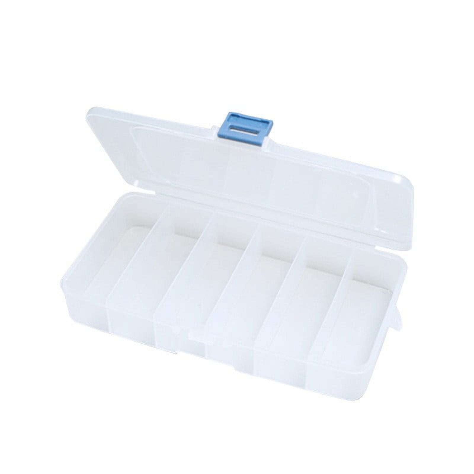 Clear Storage Box Has Multiple Compartments Perfect For Storing Small ...
