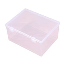 Paylak 10 Storage Square Clear Containers for Small Items Organizer 2.5 ...