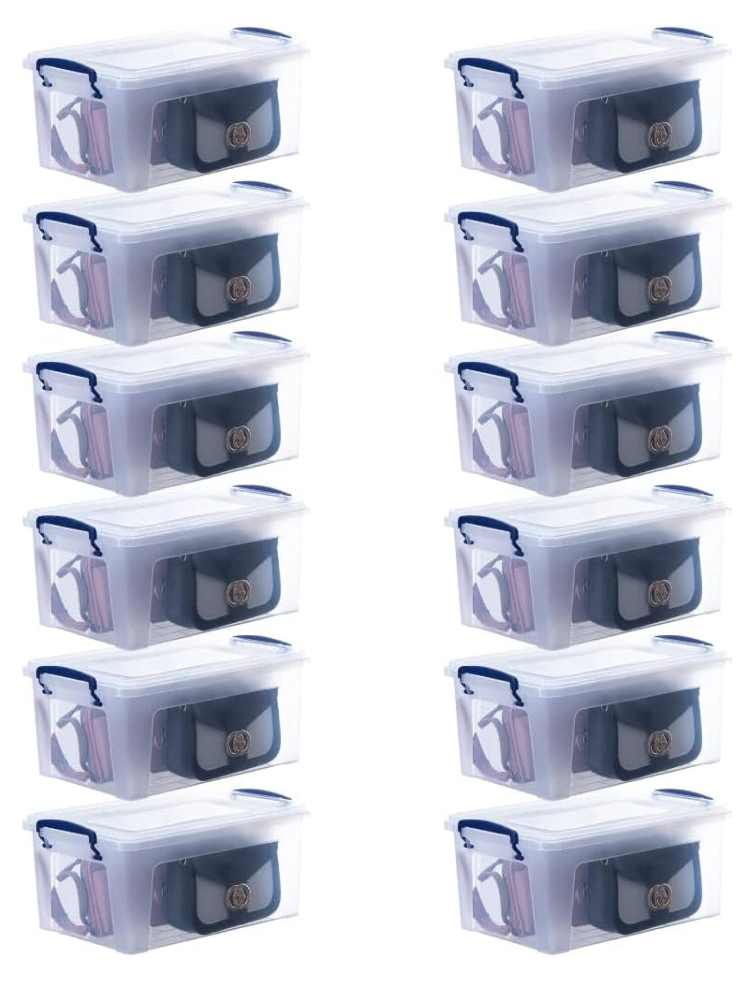 Clear Storage Boxes with Lids, Plastic Container Bins for Organizing ...