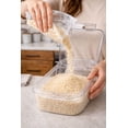 Clear Storage Container with Scoop – Airtight Lid, BPA-Free, Large ...