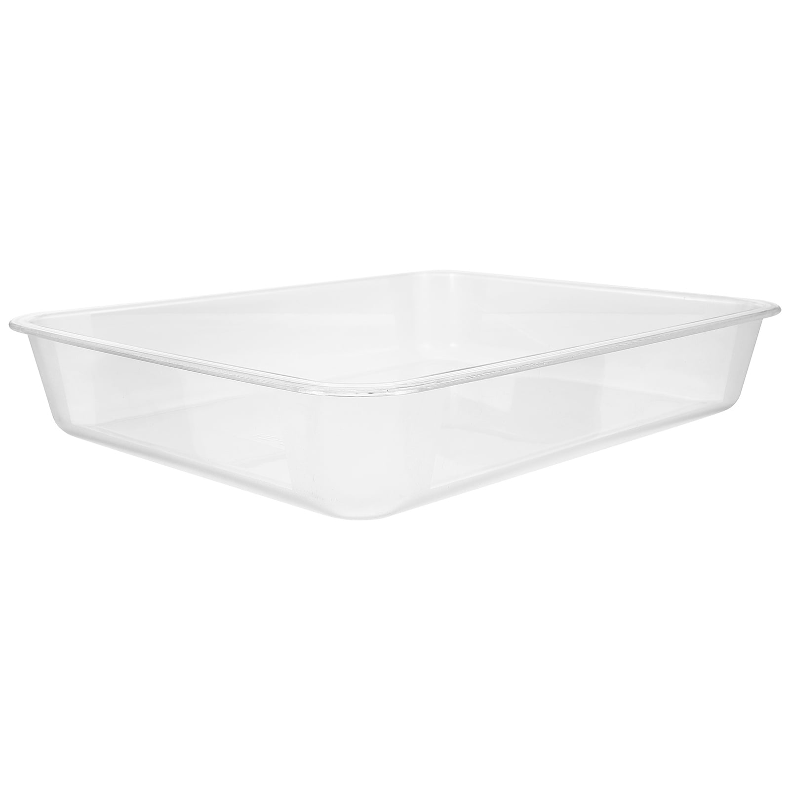 Clear Storage Tray: Serving Rectangular Trays Spill Proof Trays for ...