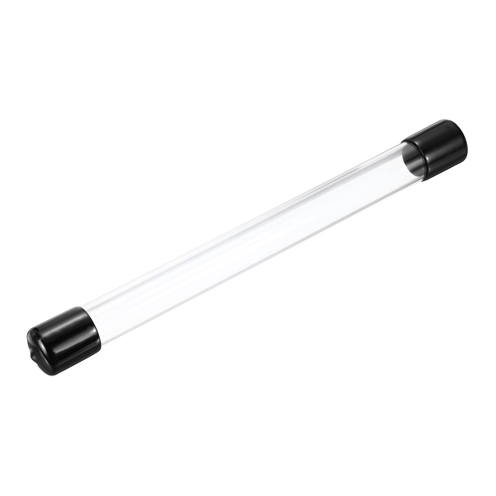 Clear Storage Tube 18x22mm Small Plastic Round Tubing with Caps Rigid ...