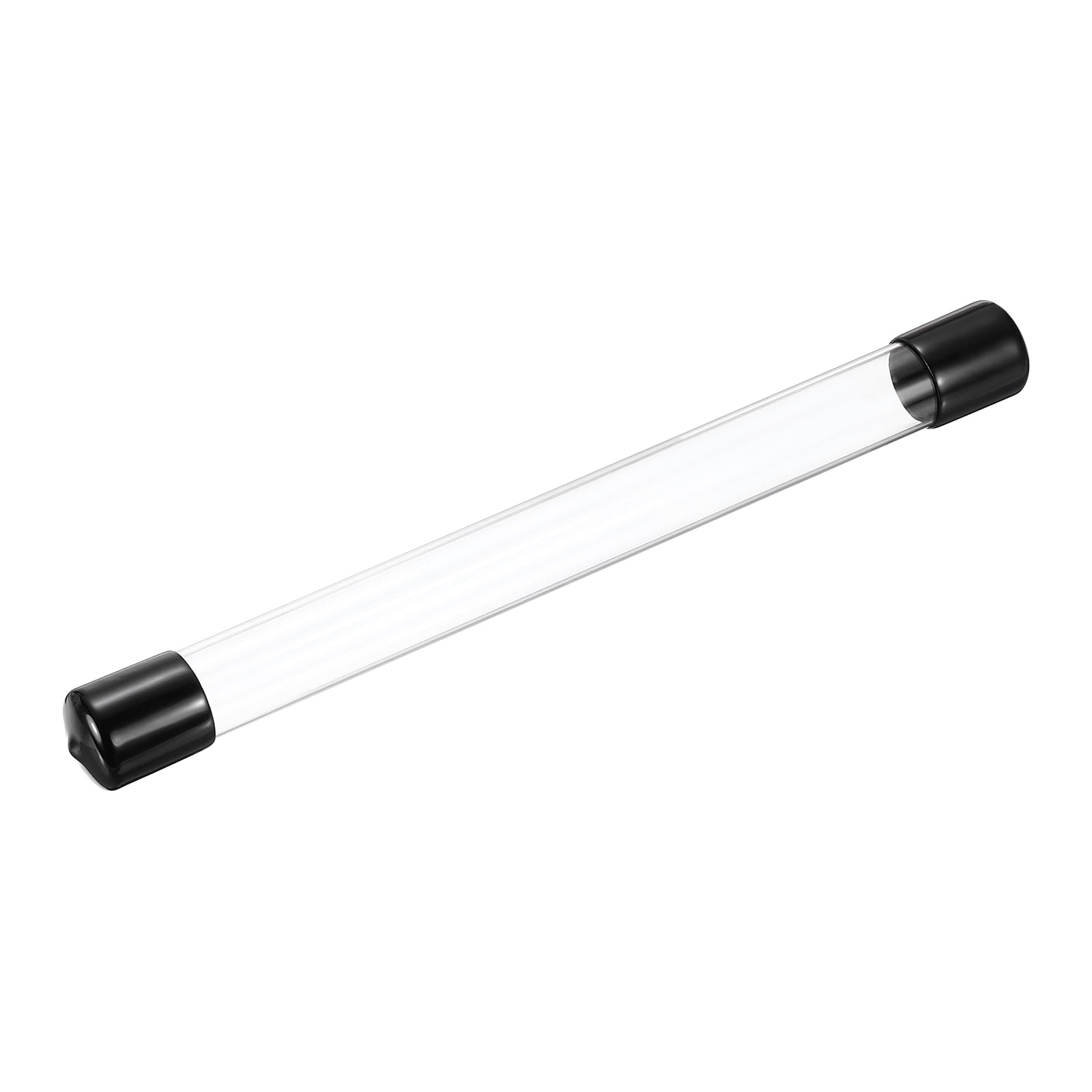 Clear Storage Tube 20x22mm Small Plastic Round Tubing with Caps Rigid ...