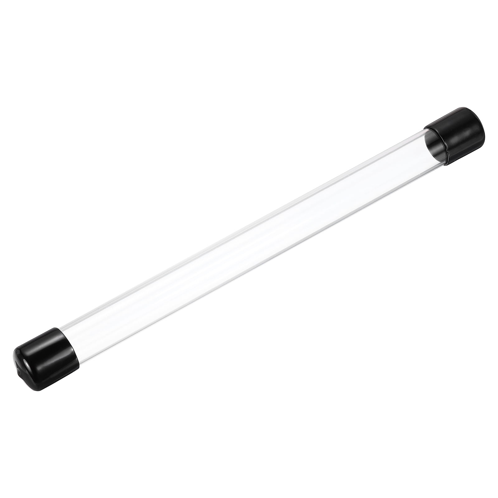 Clear Storage Tube 20x24mm Small Plastic Round Tubing with Caps Rigid ...