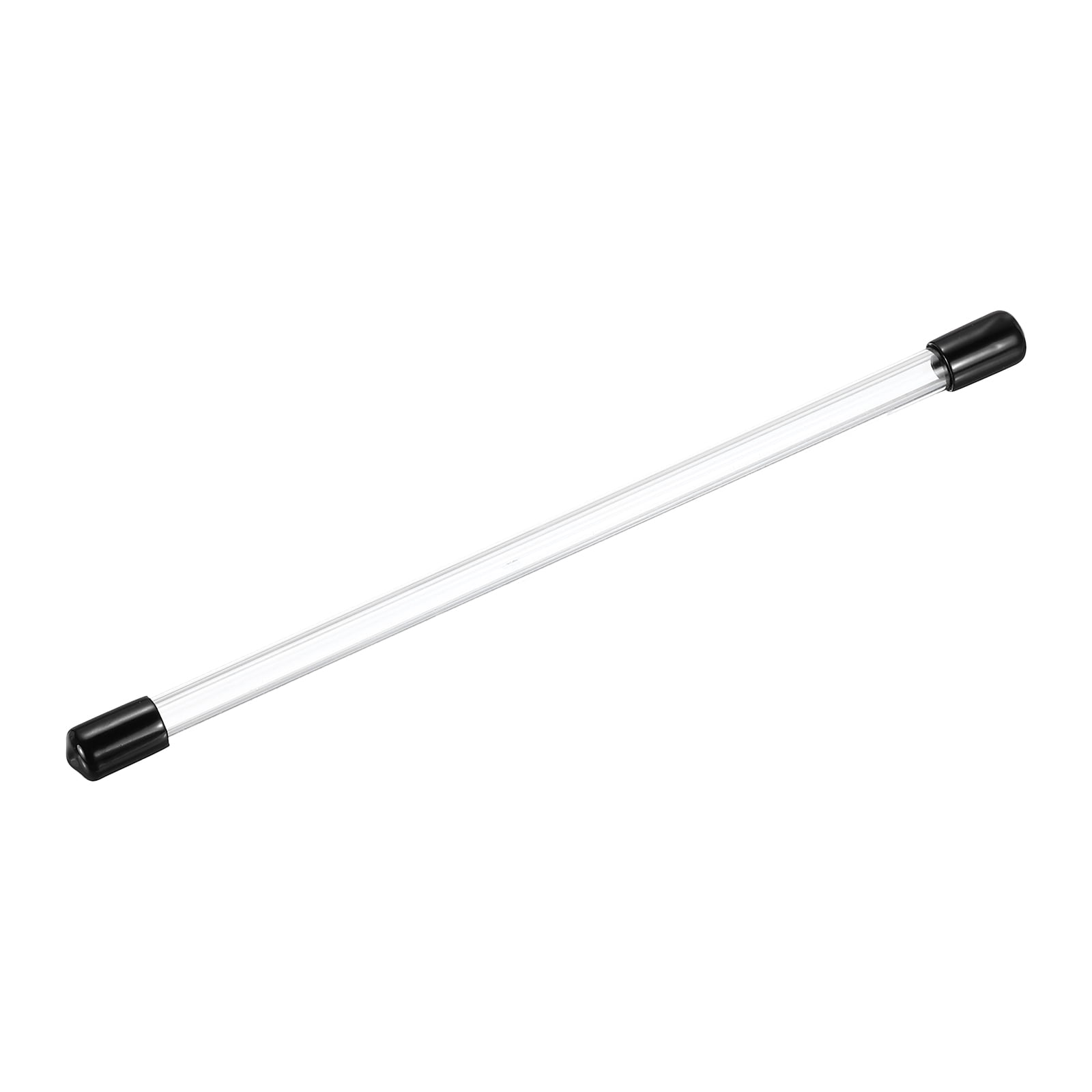Clear Storage Tube 5.4x8.8mm Small Plastic Round Tubing with Caps Rigid ...