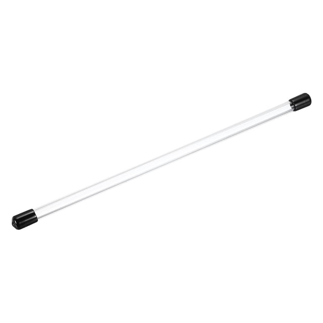Clear Storage Tube 5.4x8.8mm Small Plastic Round Tubing with Caps Rigid ...