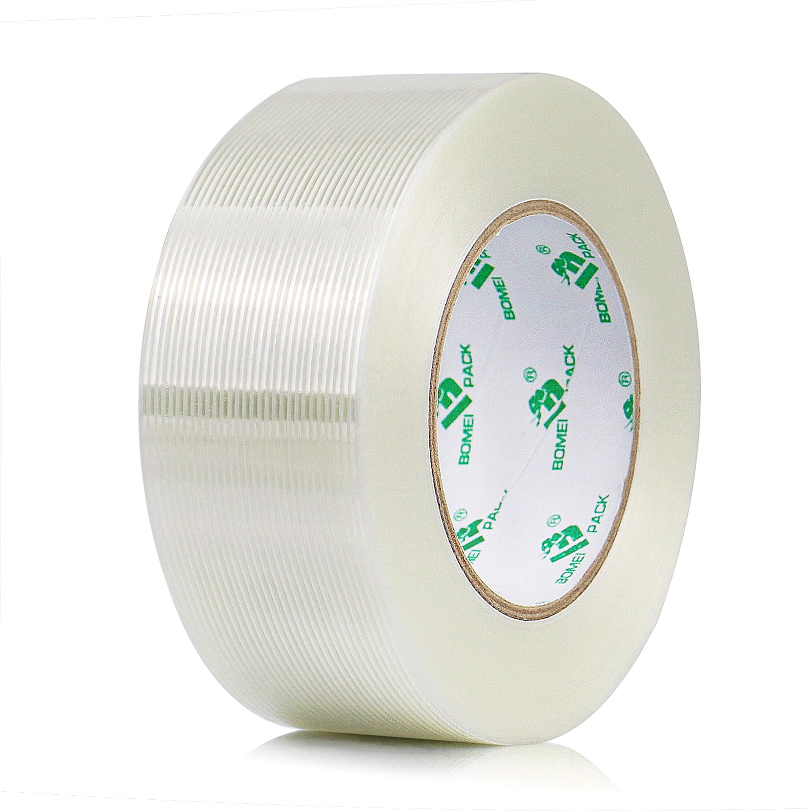Clear Strapping Tape, Mono Filament Tape, 2 Inch x 55 Yards 5.5 Mil ...