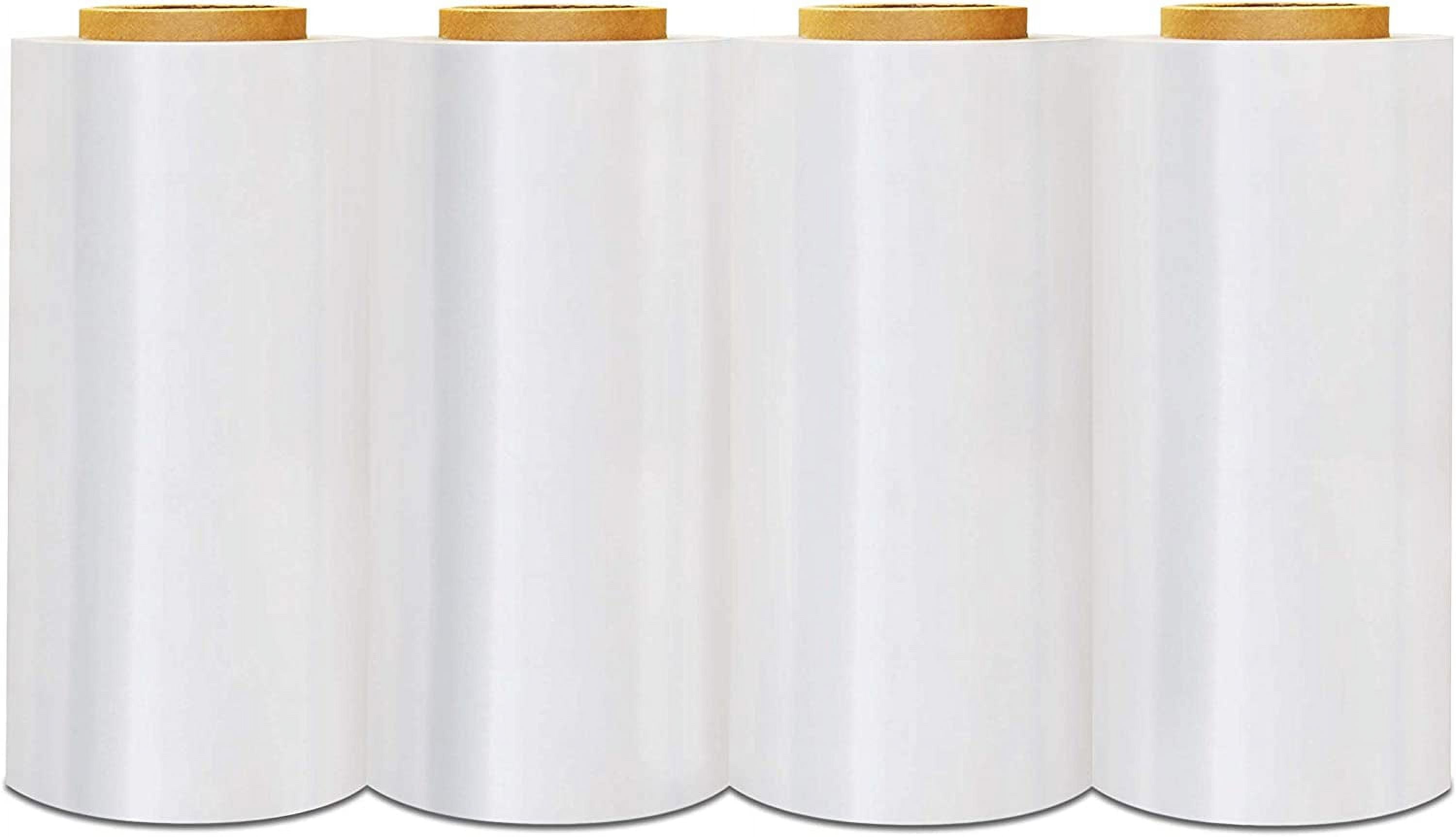 Clear Stretch Wrap for Packing Pallet Wrap, 4 Pack, 18 Inch x 1000 Feet ...