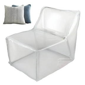 Clear Stuffed Animal Storage Chair, Waterproof Pvc Stuffable with ...