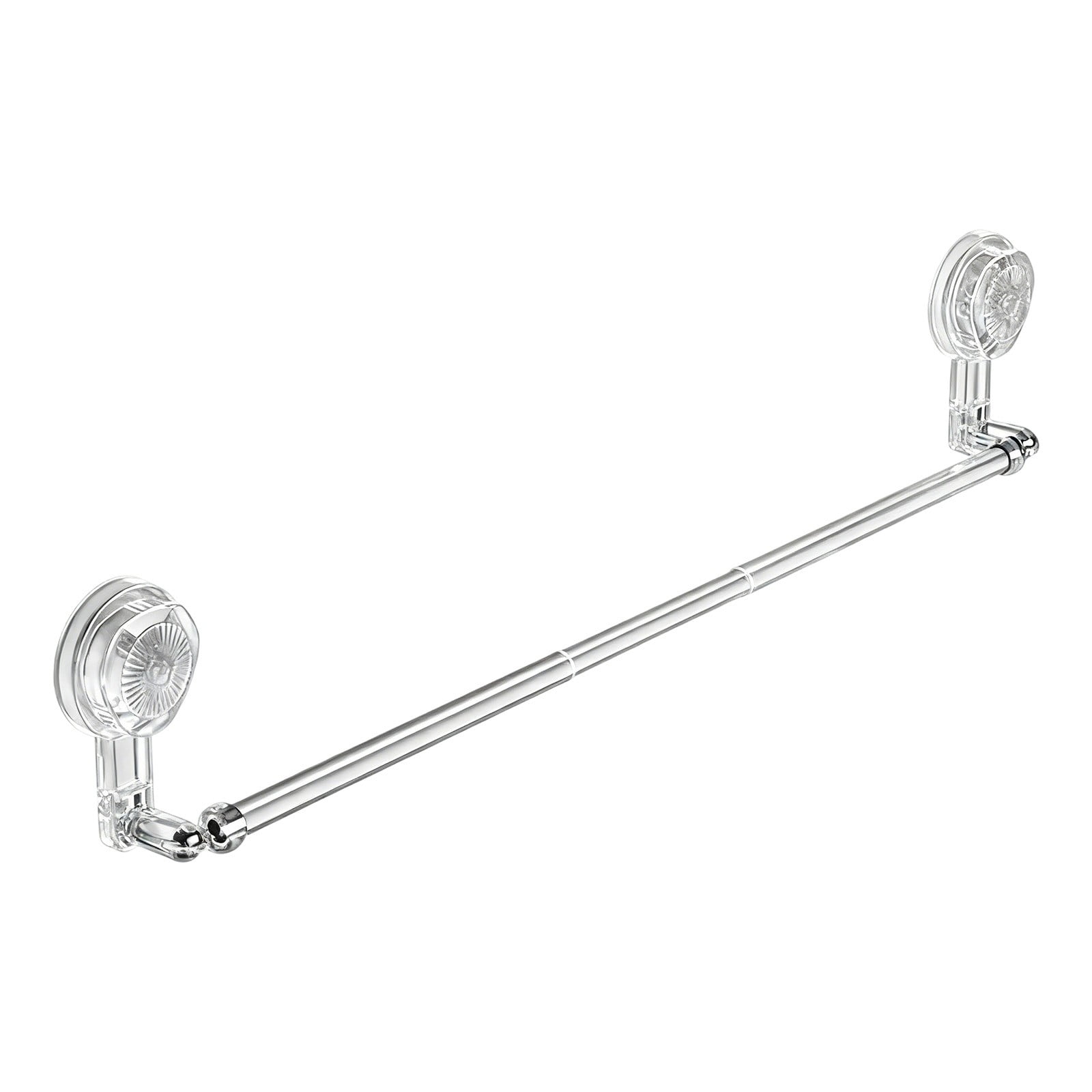Clear Suction Cup Extendable Towel Rack With No Drill Wall Mount ...