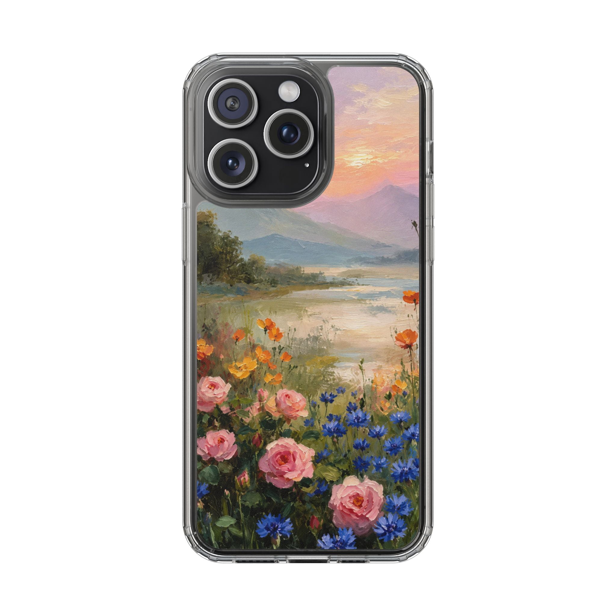 Clear TPU Shockproof Phone Case, Slim Protective with Raised Edges for ...
