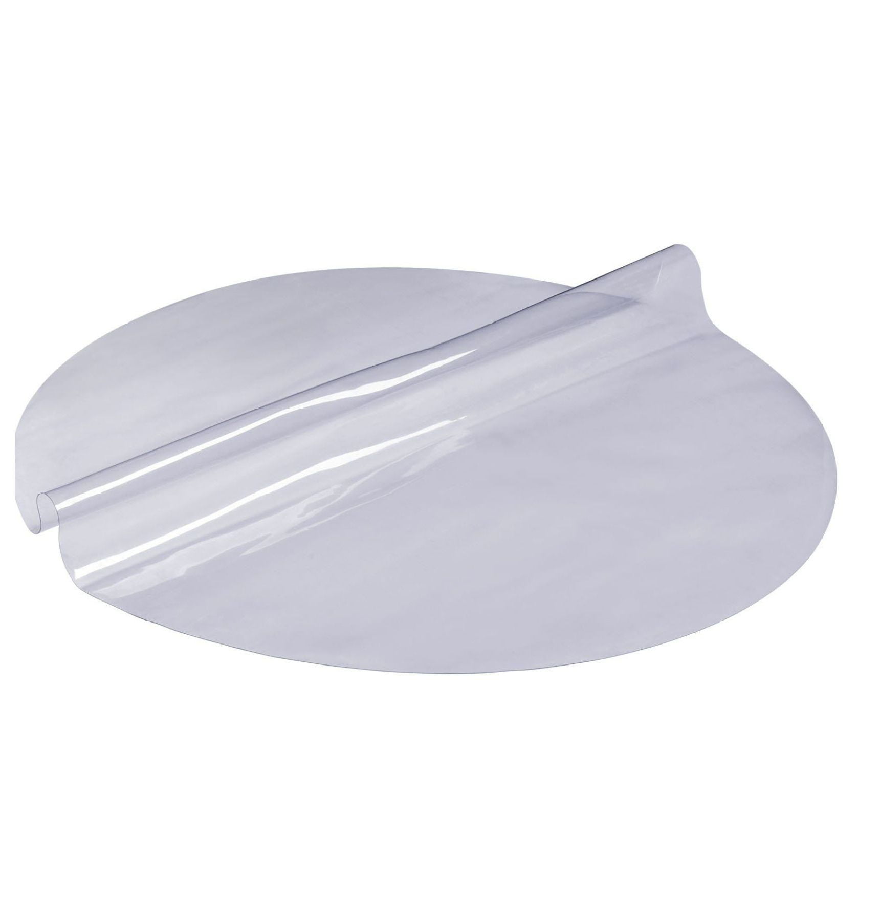 Clear Table Cover Protector 48 Inch Round, PVC Plastic Tablecloth ...