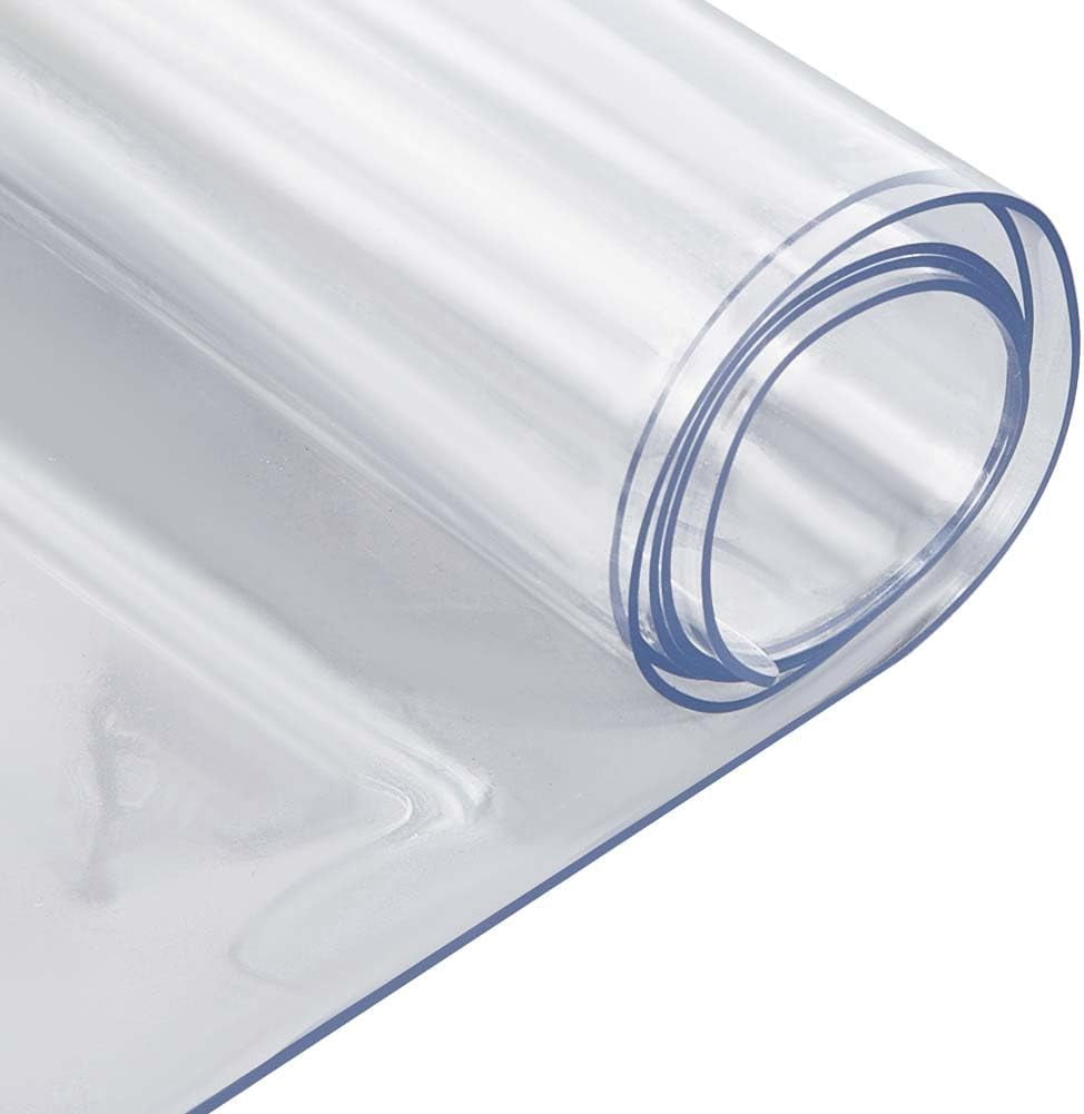 Clear Table Cover Protector PVC Desk Mat Plastic Transparent Washable ...