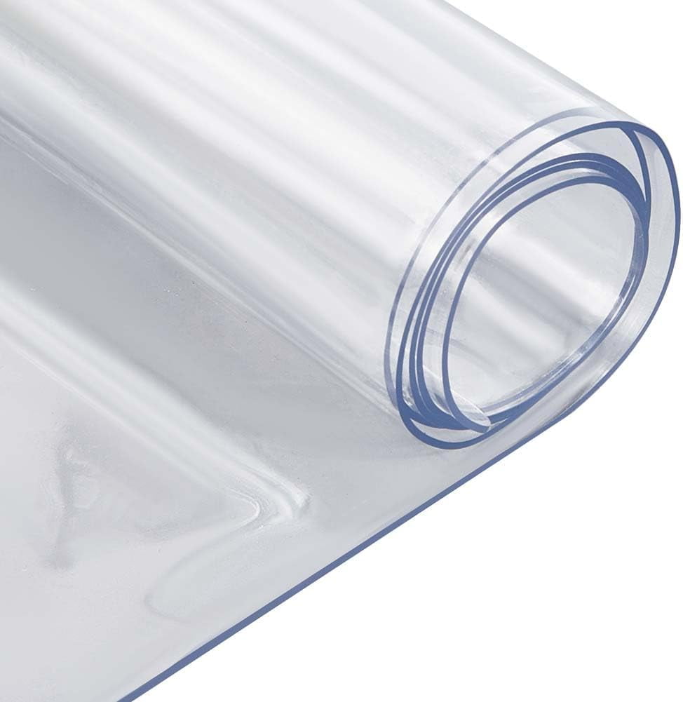 Clear Table Cover Protector PVC Desk Mat Plastic Transparent Washable ...
