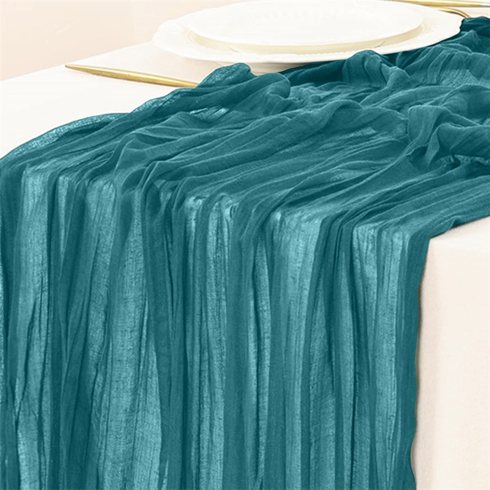 Clear Table Runner, Large Colorful Tablecloth Decoration, Portable ...