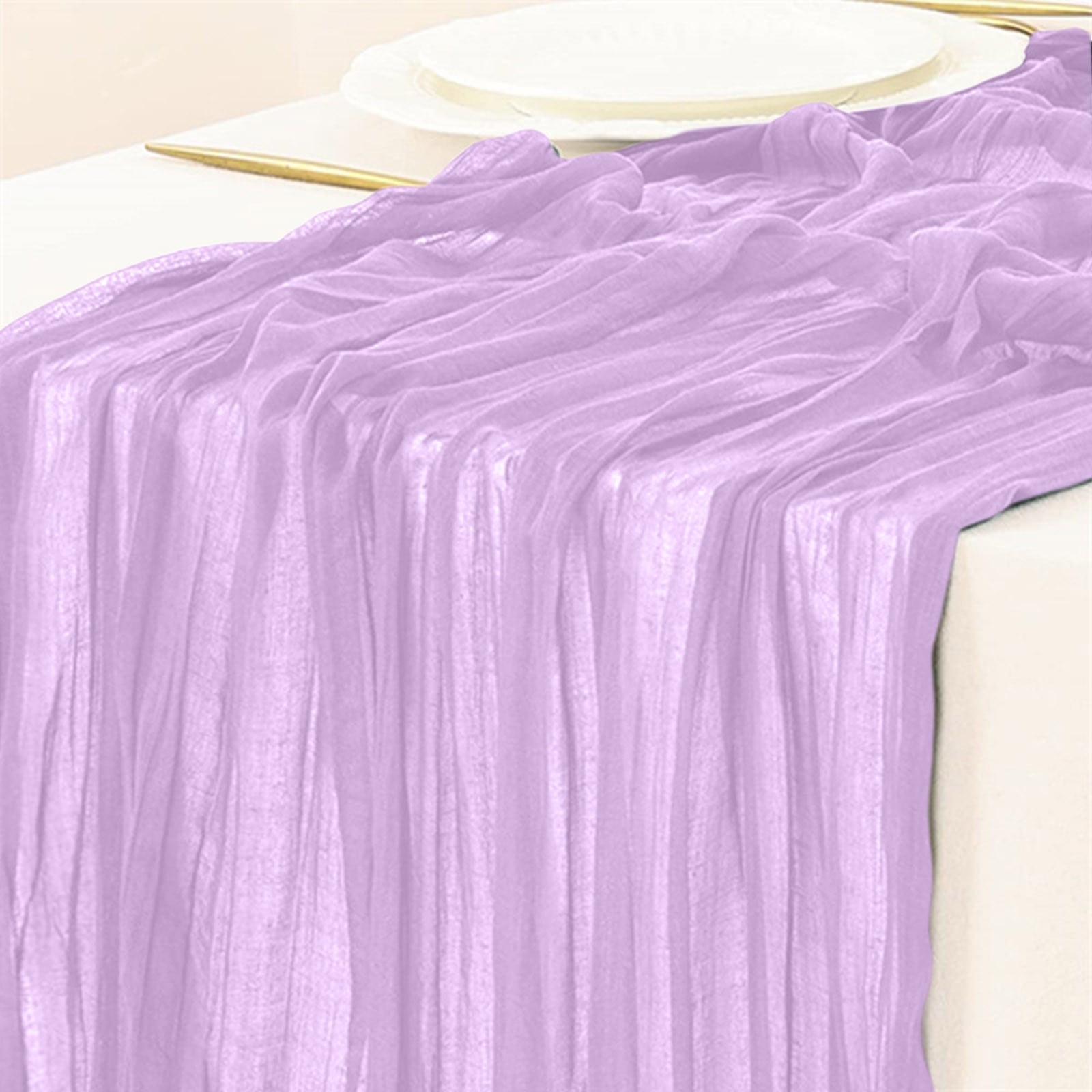 Clear Table Runner, Large Colorful Tablecloth Decoration, Portable ...