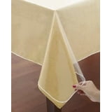 Clear Tablecloth Protector Oblong 60 X 108In Protect Your Fine Linen ...