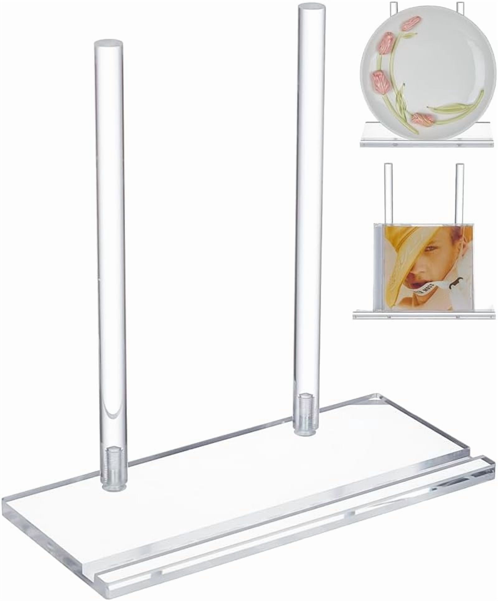 Clear Tabletop Acrylic Book Display Stand 7.83 x 3.5 inch Acrylic ...