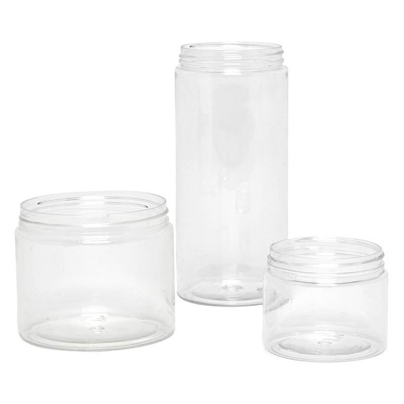 Clear Tall Screw Top Pet Jar 4 OZ | Quantity: 48 by Paper Mart ...