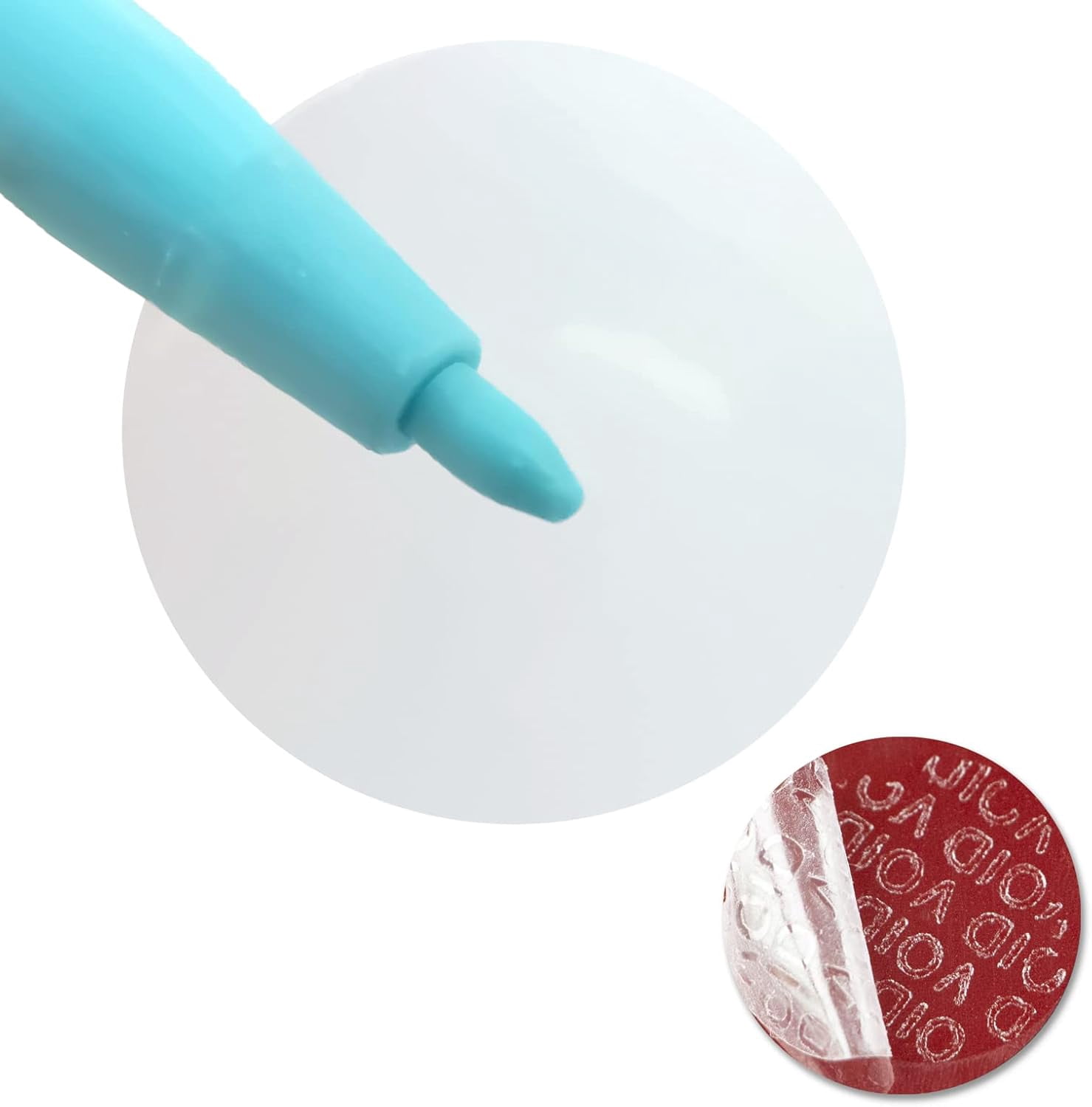 Clear Tamper Evident Security Seals Transparent Circle Round Labels for ...