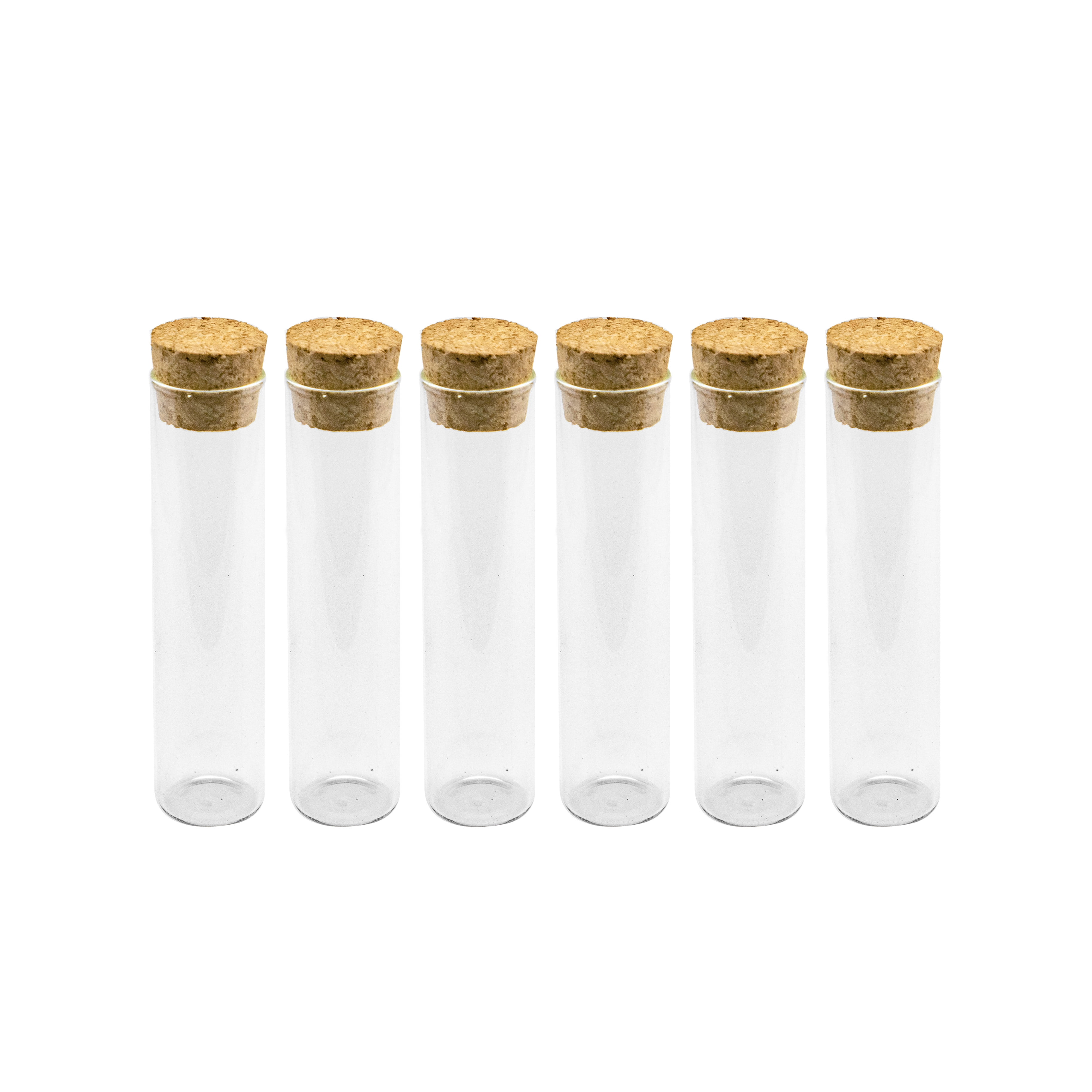 Clear Test Tube Bottle with Cork Stopper 20ml Glass Jars with Lid for ...
