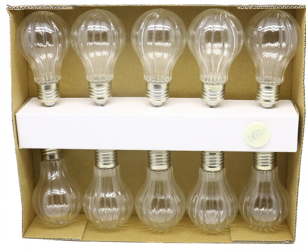 Clear Textured Edison String Lights With 10 LED Bulbs - Walmart.com