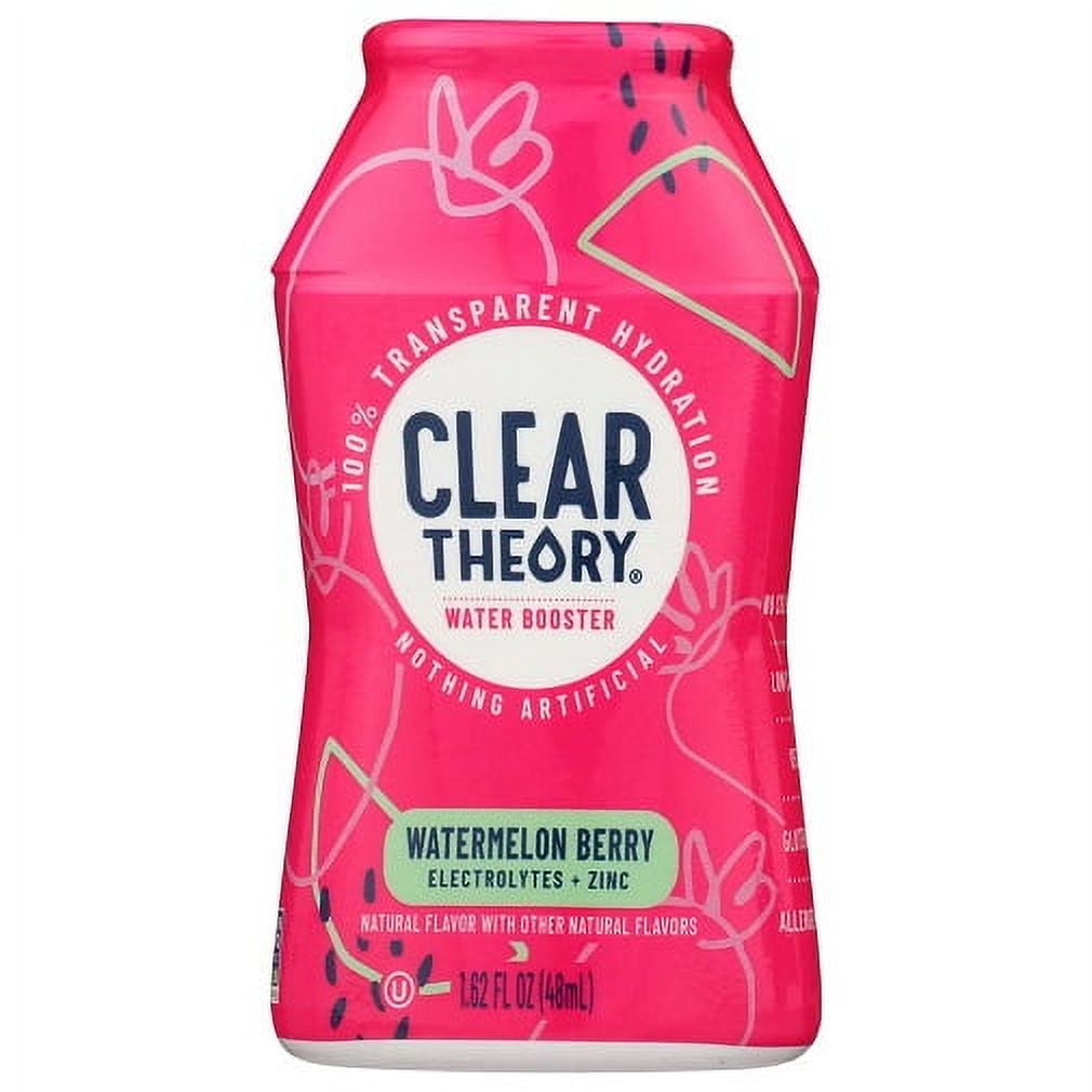 Clear Theory Liquid Water Enhancer Drink Mix Watermelon Berry - Walmart.com