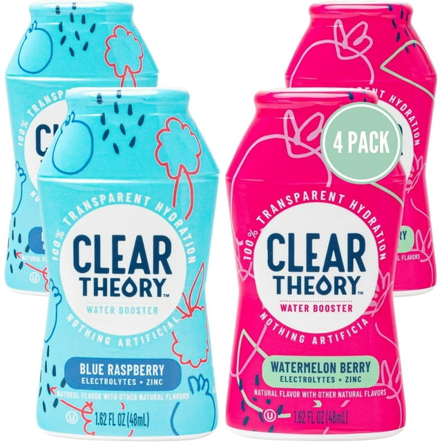 Clear Theory® Water Flavoring Drops with Electrolytes, Water Enhancer ...
