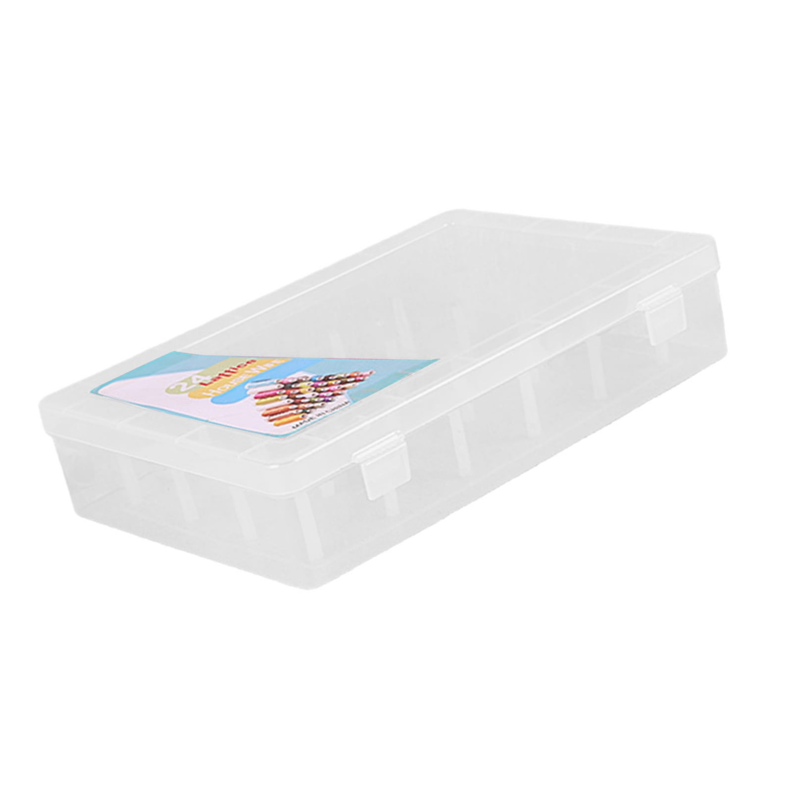 Clear Thread Spool Box 42 Spool Storage Case Thread Bobbin Storage Box ...