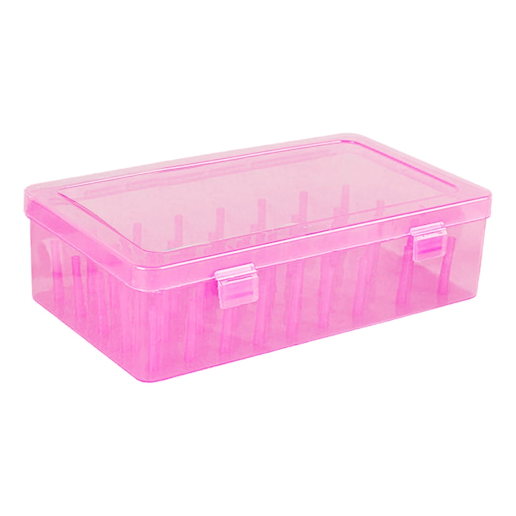 Clear Thread Spool Box 42 Spool Storage Case Thread Bobbin Storage Box ...