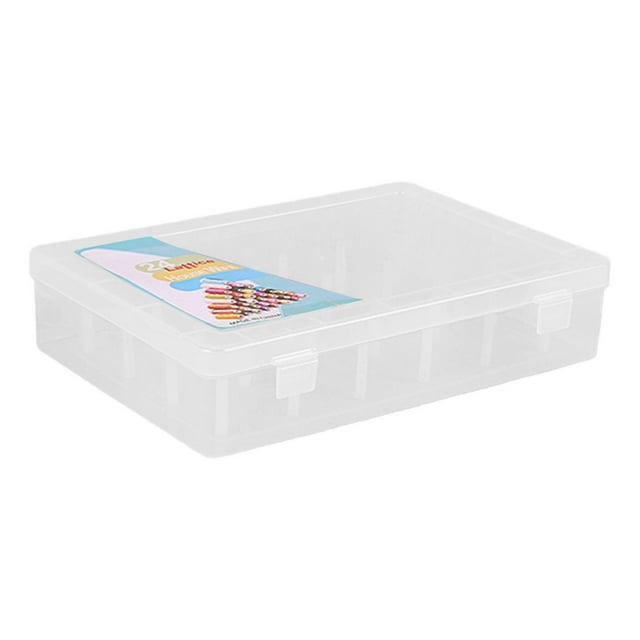 Clear Thread Spool Box 42 Spools Thread Spool Organizers Thread Bobbin ...