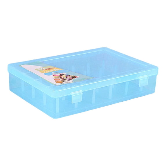 Clear Thread Spool Box 42 Spools Thread Spool Organizers Thread Bobbin ...
