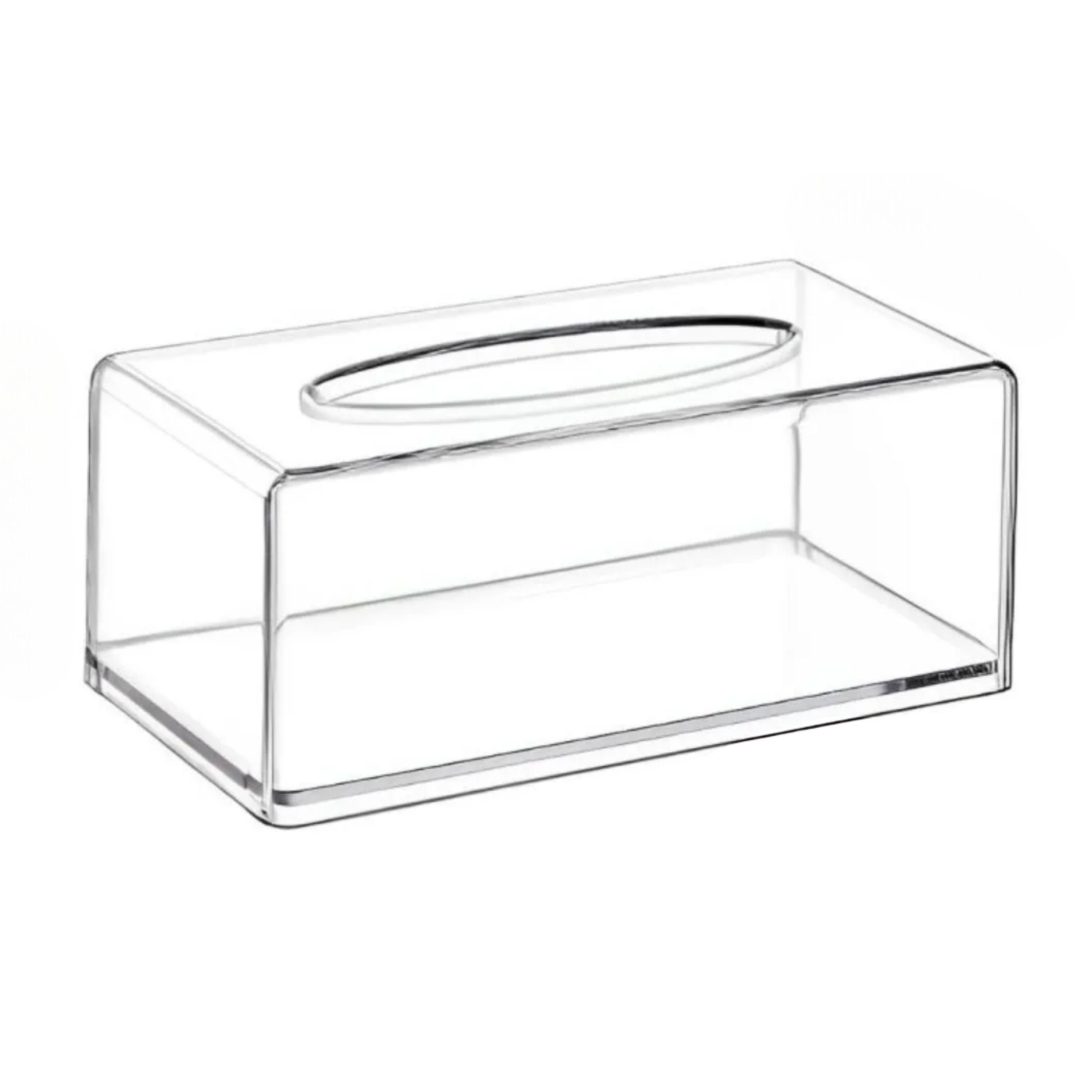 Clear Tissue Box Cover - Tissue Holder, Box Covers Rectangular, Napkin ...