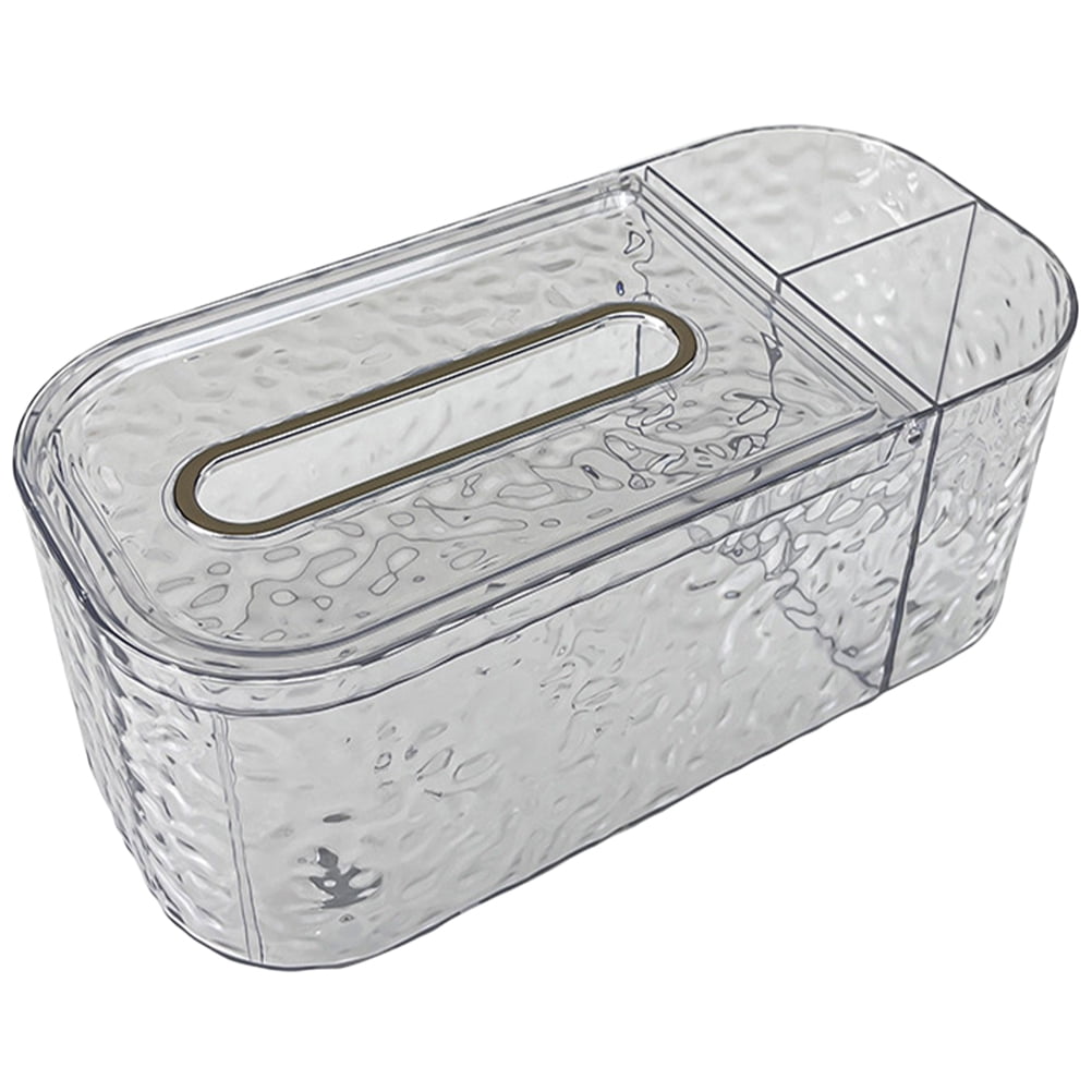 Clear Tissue Box Multi-function Tissue Holder Rectangular Tissue ...
