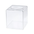 Clear Tissue Cover Box Square Tissue Paper Holder Tissue Dispenser for ...