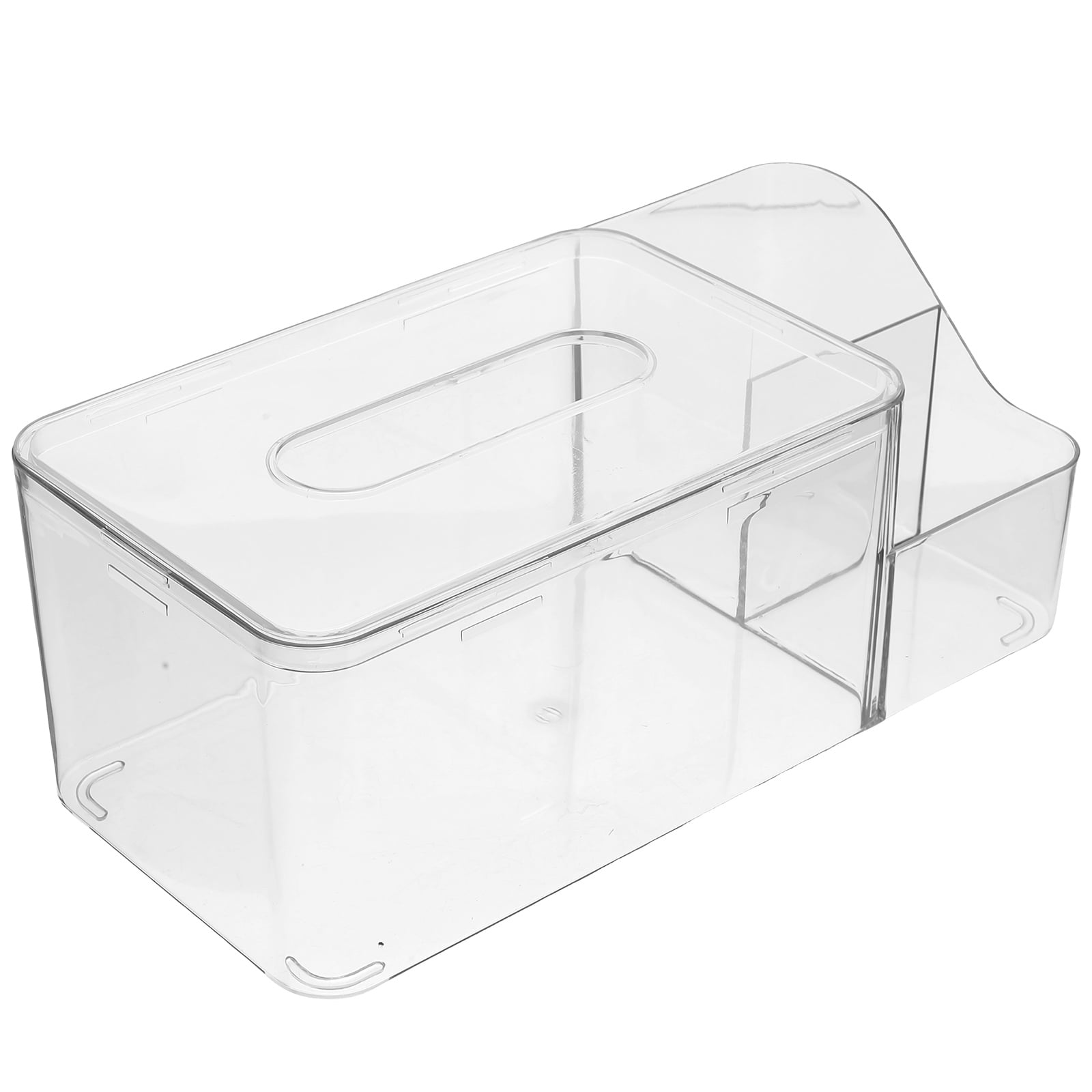 Clear Tissue Dispenser Box Facial Tissue Box Cover Holder Napkin ...