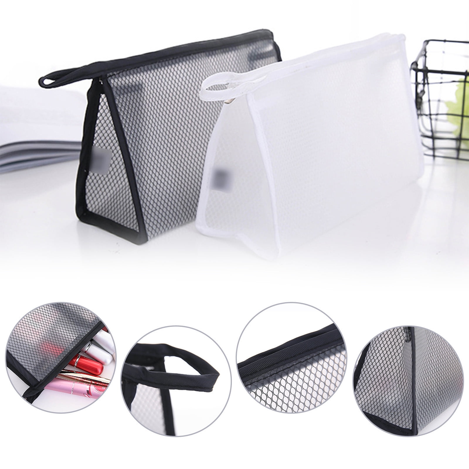 Clear Toiletry Bag , Travel Makeup Organizer , Transparent Cosmetic ...