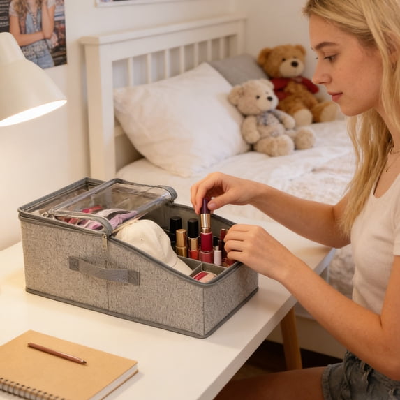 Clear Top Hat Storage Box, Organizer For Caps Hats With Transparent Lid ...