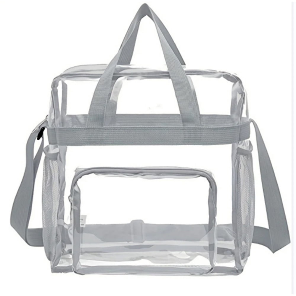 Clear Tote Bag, See Through Stadium Airport Concert Beach Approved ...